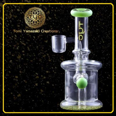 China 7.5 Inch Borosilicate Glass Water Pipe Percolator Bong for Tobacco Smoking OEM Custom for sale