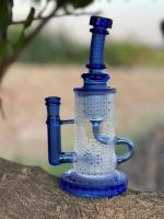 China 7 Inch 6 Tree Arm Percolator Glass Bong Water Pipe for Dry Herb Smoking 18mm Joint for sale