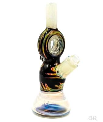 China 12 Inch Borosilicate Glass Freeze Pipe Bong with Percolator and Ice Catcher 18mm for sale