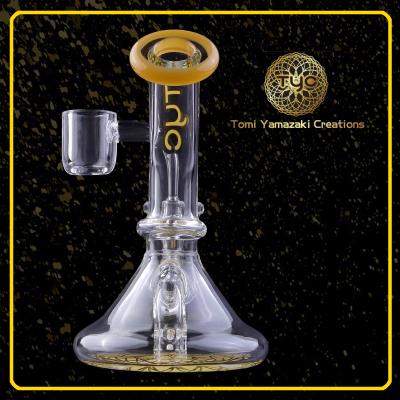 China 8.5 Inch Borosilicate Glass Bong with Percolator Filter 14mm Joint Replacement Bowls for sale