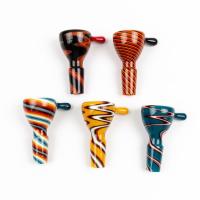 China 18mm Male Bowl Glass Slide for Bong Water Pipe Borosilicate 4mm Thickness for sale