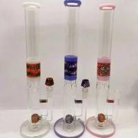 China 16.5 Inch Borosilicate Glass Water Bong Honeycomb Percolator 18mm Bowl Smoking Pipe for sale