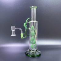 China 16.5 Inch Borosilicate Glass Water Bong Honeycomb Percolator 18mm Bowl Smoking Pipe for sale