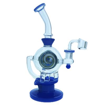 China 6.5 Inch Borosilicate Glass Hookah Bong Waterpipe with 14mm Joint and 4mm Thickness for sale