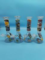 China 10inch Glass Hookah Smoking Pipe Beaker Water Pipes With Downstem for sale