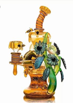 China 11.5 Inch Borosilicate Glass Oil Rig Water Pipe with 14mm Bowl for Smoking for sale