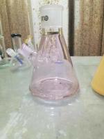 China Borosilicate Glass Hookah Water Pipe 11 Inch Clear with 14mm Bowl for Wholesale for sale