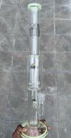 China 34mm Male Female Freezable Glycerin Coil Glass Ash Catcher for 16in Water Pipe for sale