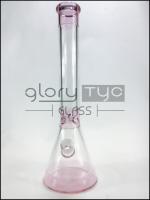 China Hand Painted Glass Water Pipe 10 Inch Tall Thick Borosilicate Glass Bong with 14mm Joint for Dry Herb for sale