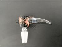 China Borosilicate Glass Hand Pipe 4 Inches Mini Tobacco Hookah Smoking Pipe 14 Pack for sale