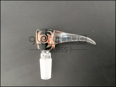 China Borosilicate Glass Hand Pipe 4 Inches Mini Tobacco Hookah Smoking Pipe 14 Pack for sale