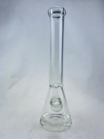 China 16 Inch 9mm Borosilicate Glass Beaker Bong Heavy Hitter Water Pipe with 14mm Bowl for sale
