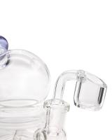 China 14mm Nano Globe Rig Quartz Borosilicate Glass Hand Smoking Pipes for sale