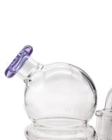 China 14mm Nano Globe Rig Quartz Borosilicate Glass Hand Smoking Pipes for sale