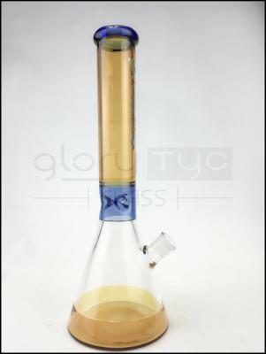 China 10 Inch Borosilicate Glass Water Pipe Bong with Downstem and Bowl 300g for sale