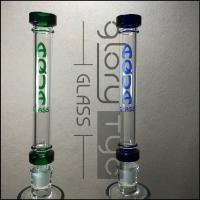 China 15 Inch Borosilicate Glass Hookah Water Pipe with 3 Percolators and Ice Catcher 18mm Bowl for sale