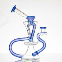 China Borosilicate Glass Water Pipe 8inch 10inch Handmade Smoking Bong for Weed for sale