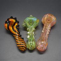 China Modern Blown Borosilicate Glass Hand Pipes Water Smoking Weed for sale