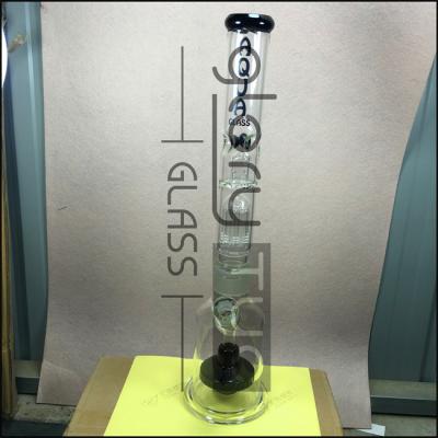 China Hand Blown 10 Inch Pyrex Glass Water Bong 4mm Thick for Dry Herb and Oil for sale
