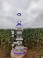 China Transparent Multicolor 14Mm DAB Oil Rig Handmade Smoking Hookah Pipe for sale