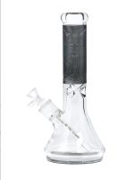 China Borosilicate Glass Beaker Bottom Handblown Recycler Water Pipe Bong 12 inch for sale