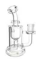 China Perc Glass Recycler Bong Detachable Chigiriki Layered Recycler 12 inch Matrix Perc Water Pipe for sale