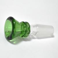 China 14mm Male Diamond Glass Bong Bowl 2inch High Borosilicate Glass Water Pipe Accessory for sale