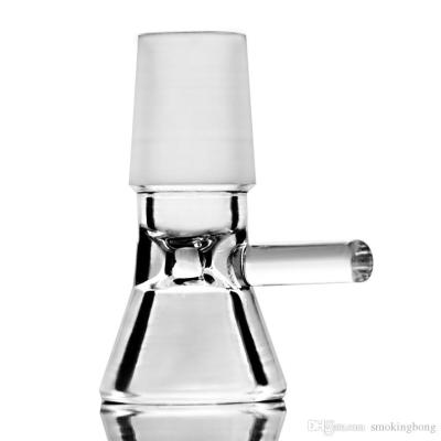 China 14mm Male Glass Water Bong Bowl Clear Borosilicate Glass Tobacco Smoking for sale