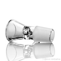 China 14mm Male Glass Water Bong Bowl Clear Borosilicate Glass Tobacco Smoking for sale