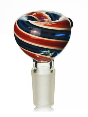 China 14mm Life Saver Bowl Piece for Glass Bongs Hand Blown Borosilicate Glass for sale
