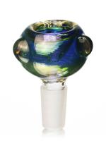 China 14mm Cosmic Bloom Bowl for Smoking Glass Water Bong 2 Inch Hand Blown Borosilicate for sale