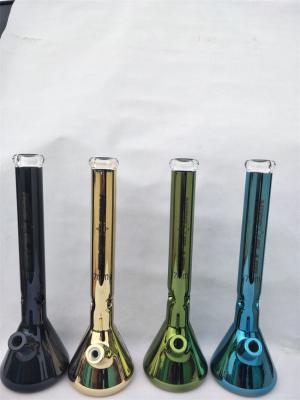 China Frosted Borosilicate Glass Bong 12Inch 14mm Joint Custom Smoking Set for sale
