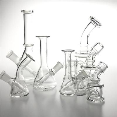 China 10mm 14mm Female Mini Glass Bong Pyrex Hookah Oil Rig Smoking Water Pipe 8inch for sale