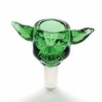 China Handmade Glass Bong Bowl Funnel Decorative Elves Craft 14mm 18mm Smoking Accessory for sale