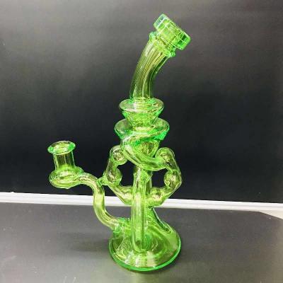 China 14 Inch Borosilicate Glass Oil Burner with Quartz Banger for Shisha Smoking for sale