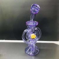 China 14 Inch Borosilicate Glass Oil Burner with Quartz Banger for Shisha Smoking for sale
