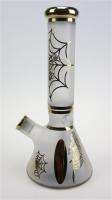 China Colorful Borosilicate Glass Beaker Bong 12 Inch Thick Smoking Water Pipe with Luminous Design for sale