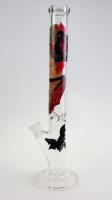 China Borosilicate Glass Honeycomb Percolator Bong 12 Inch Straight Tube Turbine Perc for sale