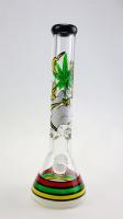 China 9.5 Inch 14mm Female Glass Water Pipe Hand Blown Bong with Bowl Borosilicate for sale