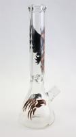 China 9.5 Inch 14mm Female Glass Water Pipe Hand Blown Bong with Bowl Borosilicate for sale