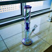 China 5 Inch Small Glass Recycler Bong Hookah Water Pipe with Showerhead Perc Borosilicate Glass for sale