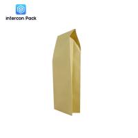 China Intercon Pack Ziplock Kraft Paper Pouch 70Mircons-200Mircons Thickness for sale