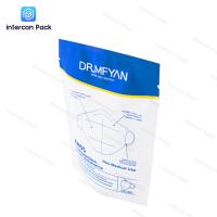 China Eco Friendly Paper Plastic Composite Bag Customized Color Mask Packaging Bag for sale
