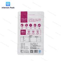 China PVC Self Sealing Plastic Bag Custom LOGO Eight Side Sealing Snack Zipper Bag for sale