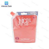 China Fruit Juice Spouted Liquid Stand Up Pouches PE Material Customized Logo for sale