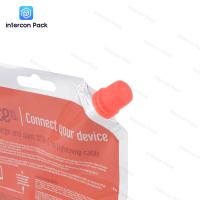 China Fruit Juice Spouted Liquid Stand Up Pouches PE Material Customized Logo for sale