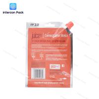 China Fruit Juice Spouted Liquid Stand Up Pouches PE Material Customized Logo for sale