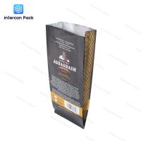 China Coffee Bean Gusset Packaging Bag Heat Sealing Aluminum Foil Packaging Bags for sale