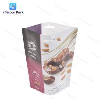 China Polyester Material Gusset Packaging Bag Reusable For Snack Nut for sale