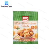 China 3 Side Seal Plastic Packaging Bag Customized Printed Laminated Edible Mylar Bags for sale